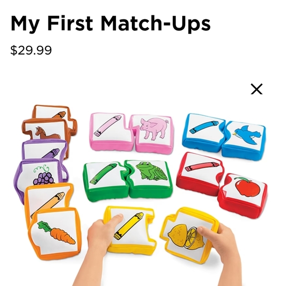Lakeshore | Toys | Lakeshore My First Matchups Puzzle For Babies | Poshmark
